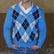 Preppy Argyle Sweater | 1980s Menswear | Medium – Leo Gabor Vintage