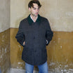 Charcoal Gray Loden Wool & Mohair Coat | 90s Austrian Vintage Winter J ...